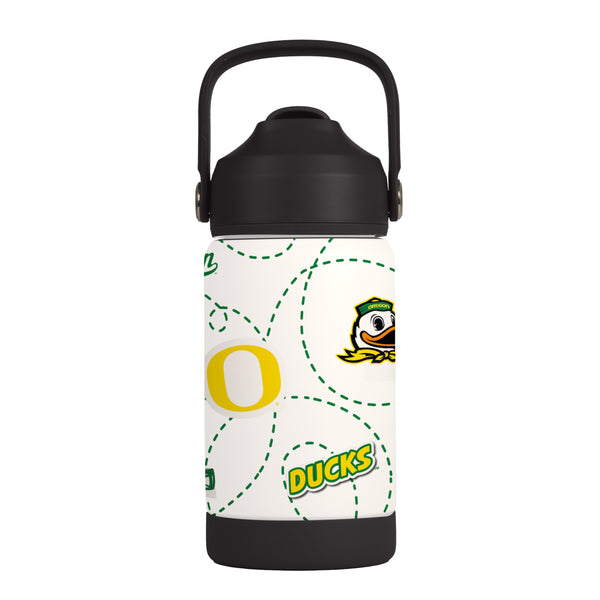 Oregon Ducks Kids Bottle 12oz Stainless Steel Mascot – Team Fan Cave