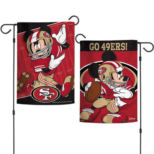 San Francisco 49ers Flag 12x18 Garden Style 2 Sided Disney - Special O ...