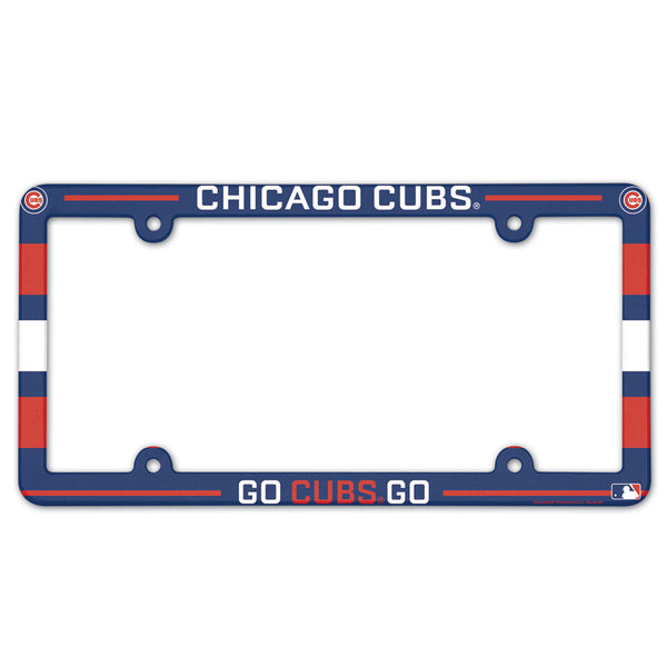 Chicago Cubs License Plate Frame - Full Color – Team Fan Cave