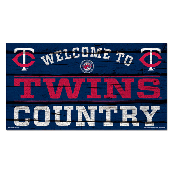Minnesota Twins Sign 13x24 Wood Country – Team Fan Cave