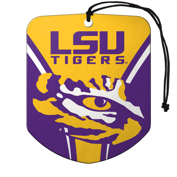 LSU Tigers Air Freshener Shield Design 2 Pack – Team Fan Cave