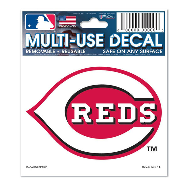Cincinnati Reds Decal 3x4 Multi Use – Team Fan Cave