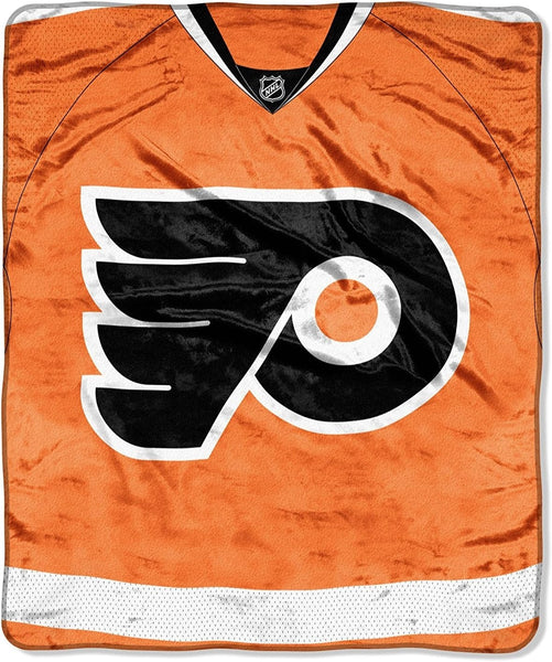Philadelphia Flyers Blanket 50x60 Raschel Jersey Design – Team Fan Cave