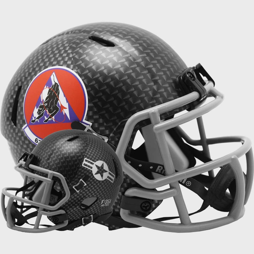 Air Force Falcons Helmet Riddell Replica Mini Speed Style 63rd Fighter ...