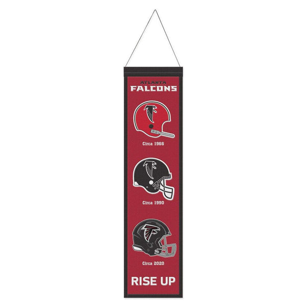 Atlanta Falcons Wool Banner - Heritage Evolution Design – Team Fan Cave