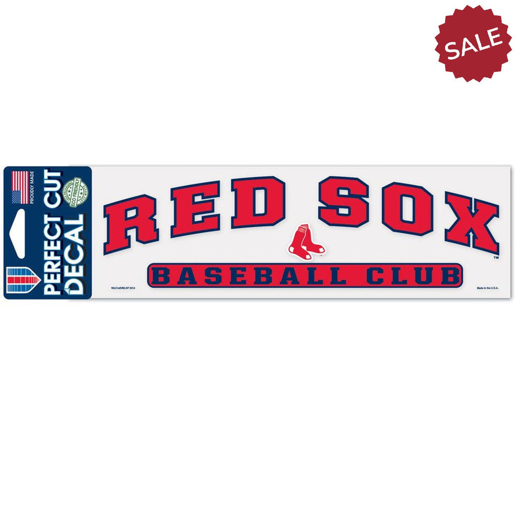 Boston Red Sox Decal 3x10 Perfect Cut Color – Team Fan Cave