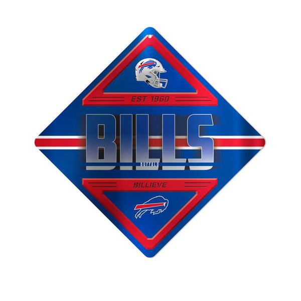 Buffalo Bills Metal Diamond Sign – Team Fan Cave