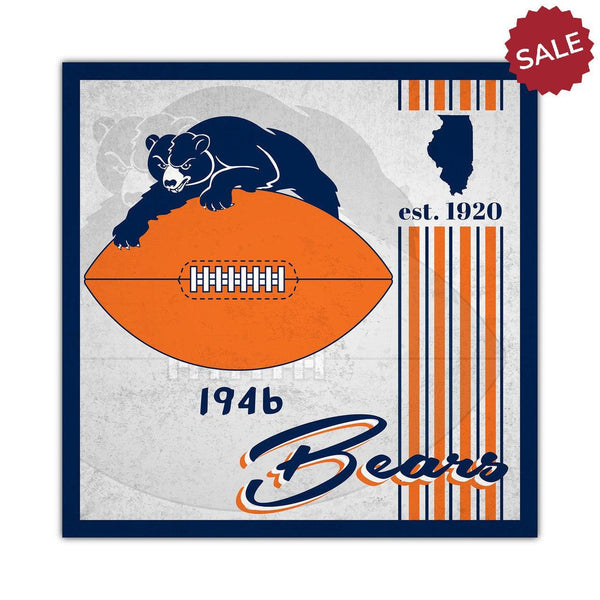 Chicago Bears Wood Sign - Personalize Your Space with Team Spirit ...
