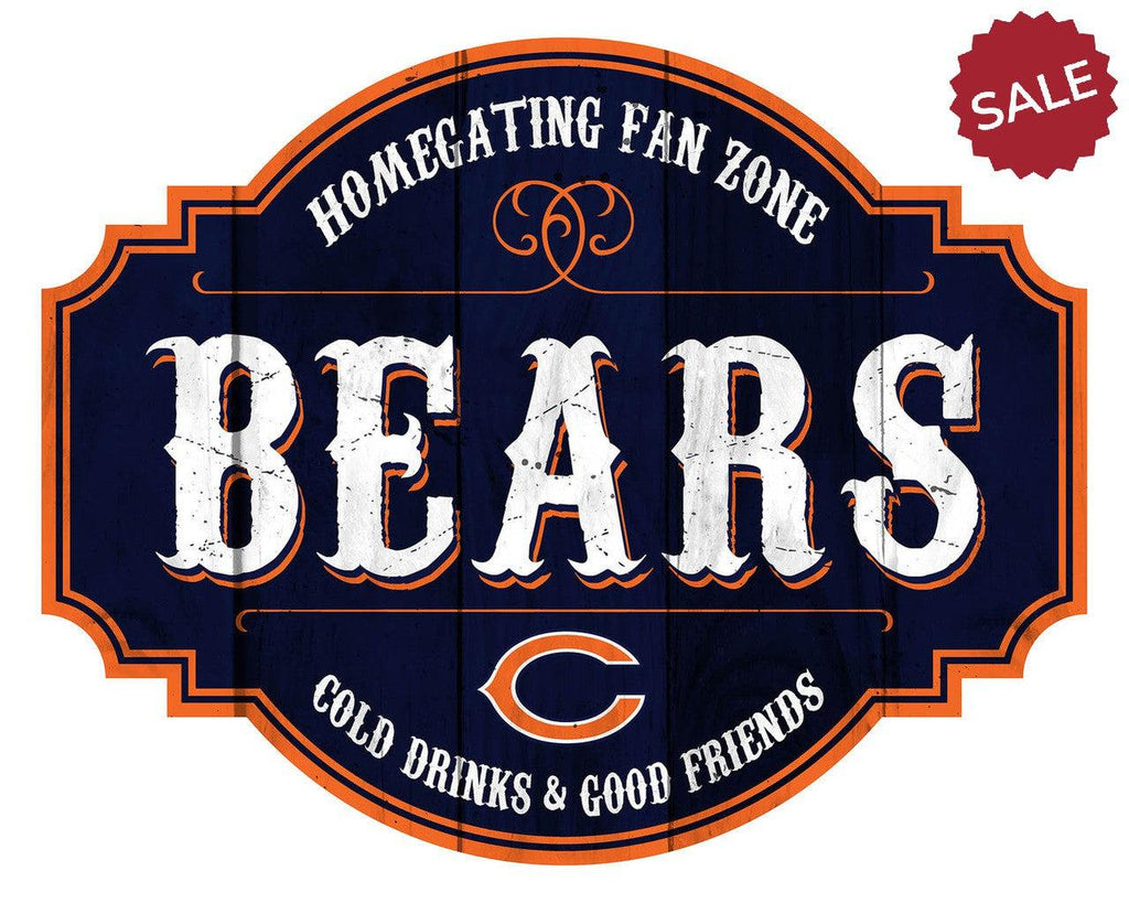 Chicago Bears Wood Sign - Homegating Tavern – Team Fan Cave