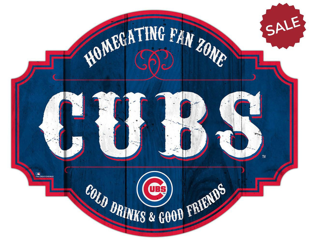 Chicago Cubs Wood Tavern Sign – Team Fan Cave