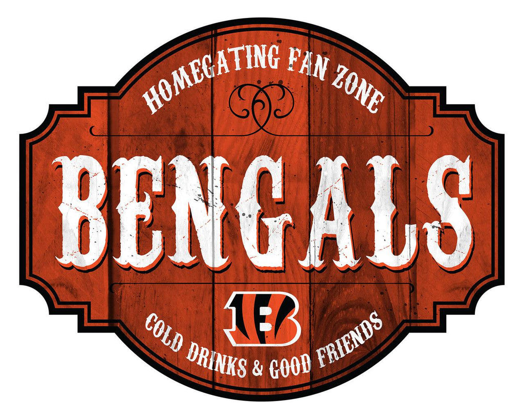Cincinnati Bengals Wood Sign - Homegating Tavern – Team Fan Cave