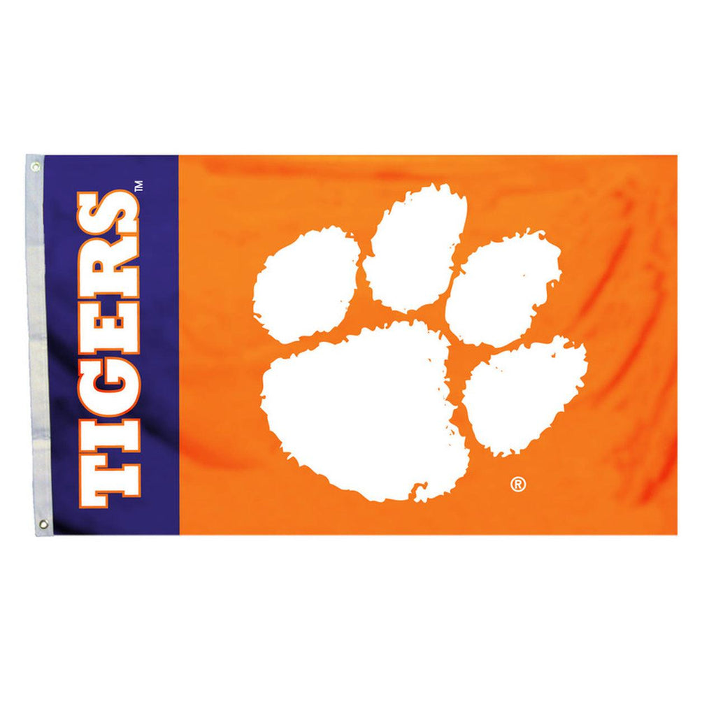 Clemson Tigers Flag 3x5 - Show Your Team Spirit! – Team Fan Cave