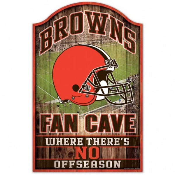 Cleveland Browns Sign 11x17 Wood Fan Cave Design – Team Fan Cave
