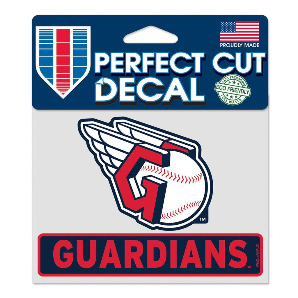 Cleveland Guardians Decal 4.5x5.75 Perfect Cut Color – Team Fan Cave