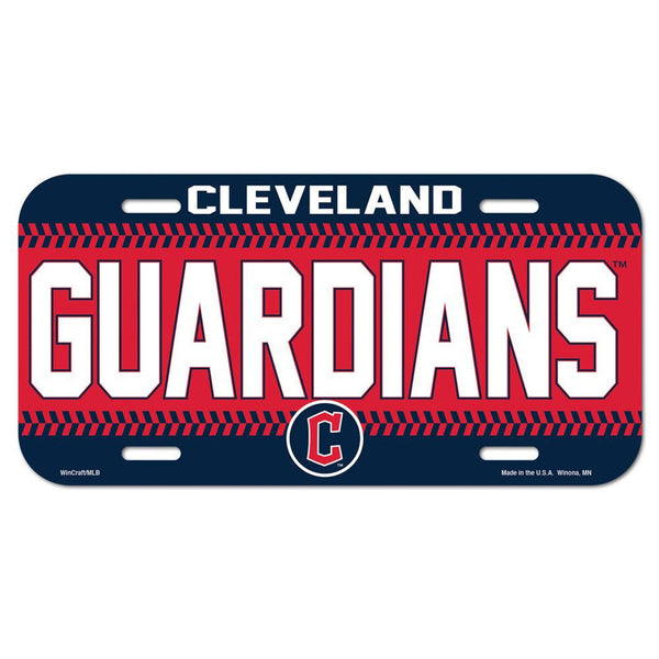 Cleveland Guardians License Plate Plastic – Team Fan Cave