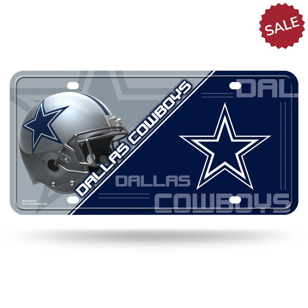 Dallas Cowboys License Plate Metal – Team Fan Cave