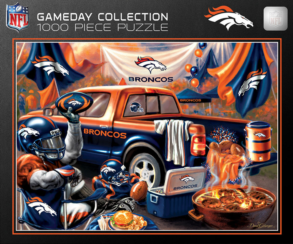 Denver Broncos Puzzle 1000 Piece Gameday Design – Team Fan Cave