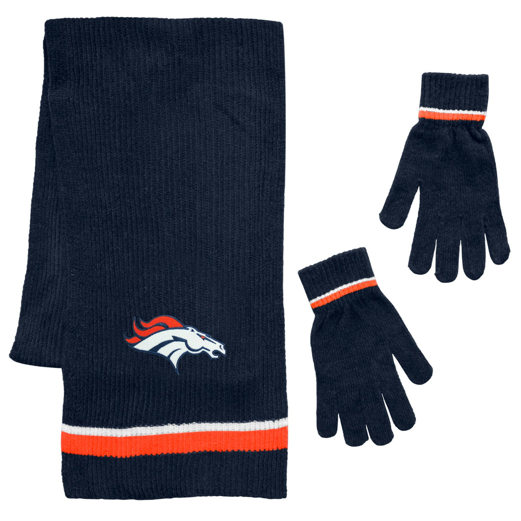 Denver Broncos Scarf and Glove Gift Set – Team Fan Cave