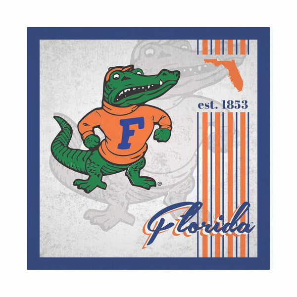 Florida Gators Wood Sign 10x10 - Fan Creations – Team Fan Cave
