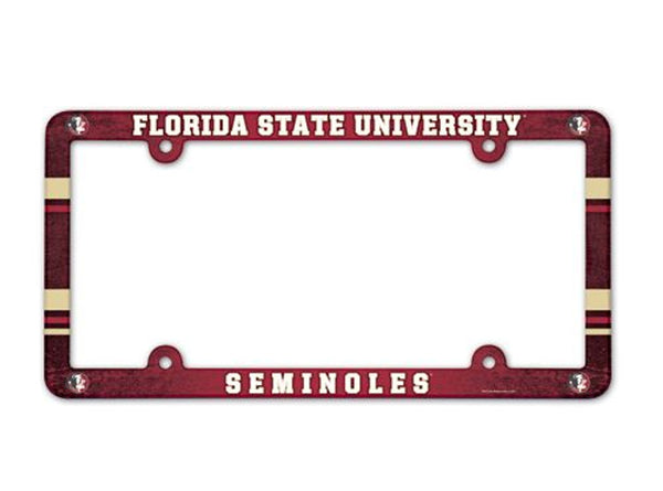 Florida State Seminoles License Plate Frame - Full Color – Team Fan Cave