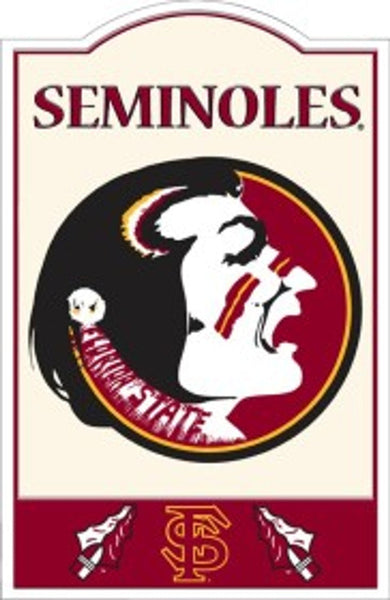 Florida State Seminoles Sign Metal Nostalgic CO – Team Fan Cave