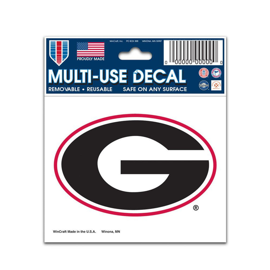Georgia Bulldogs Decal 3x4 Multi Use – Team Fan Cave