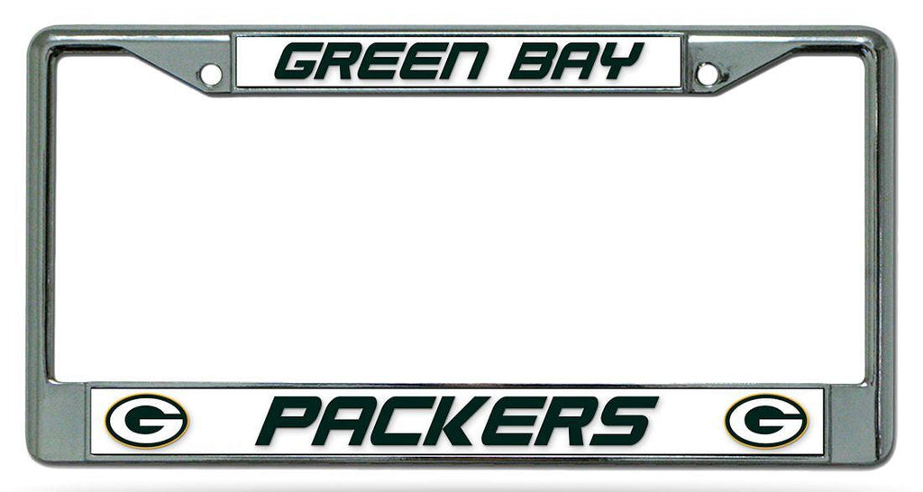 Green Bay Packers Chrome License Plate Frame – Team Fan Cave