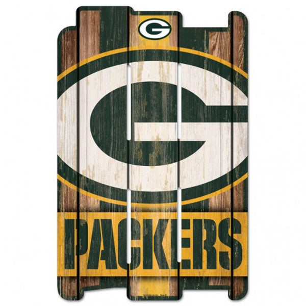 Green Bay Packers Sign 11x17 Wood Fence Style – Team Fan Cave