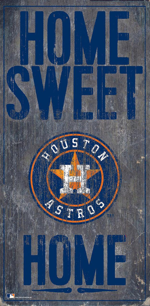 Astros Wood Sign Home Sweet Home Design – Team Fan Cave