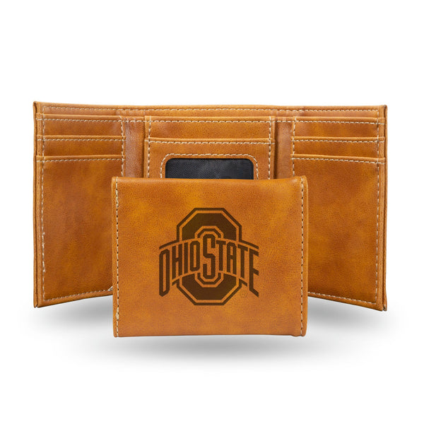 Ohio State Buckeyes Wallet Trifold Laser Engraved – Team Fan Cave
