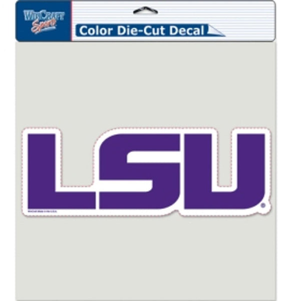 LSU Tigers Decal - High-Quality Die Cut Color Logo Sticker – Team Fan Cave