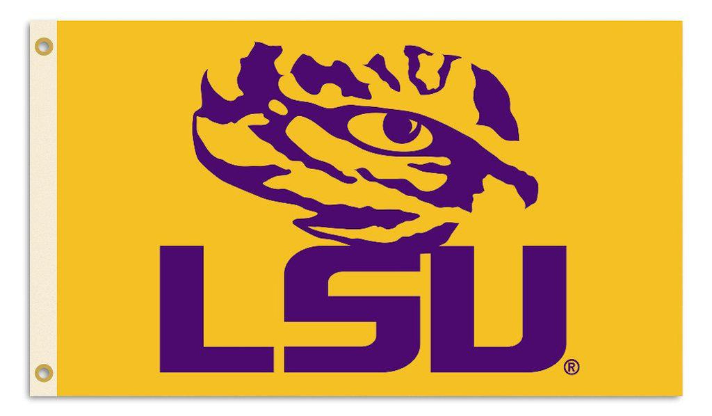 LSU Tigers Flag 3x5 - Show Your Team Spirit! – Team Fan Cave
