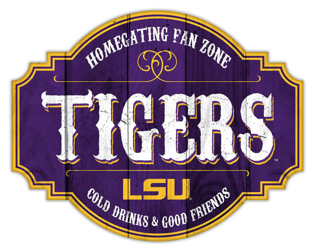 LSU Tigers Wood Homegating Tavern Sign – Team Fan Cave