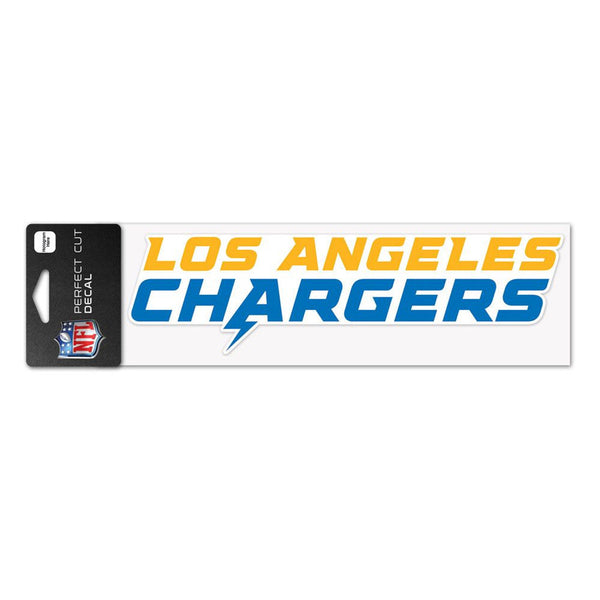 Los Angeles Chargers Decal 3x10 Perfect Cut Wordmark Color – Team Fan Cave