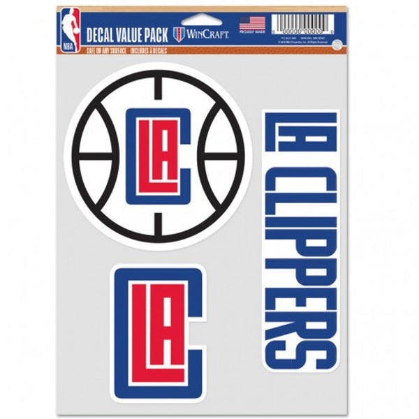 Los Angeles Clippers Decal Multi Use Fan 3 Pack Special Order – Team ...