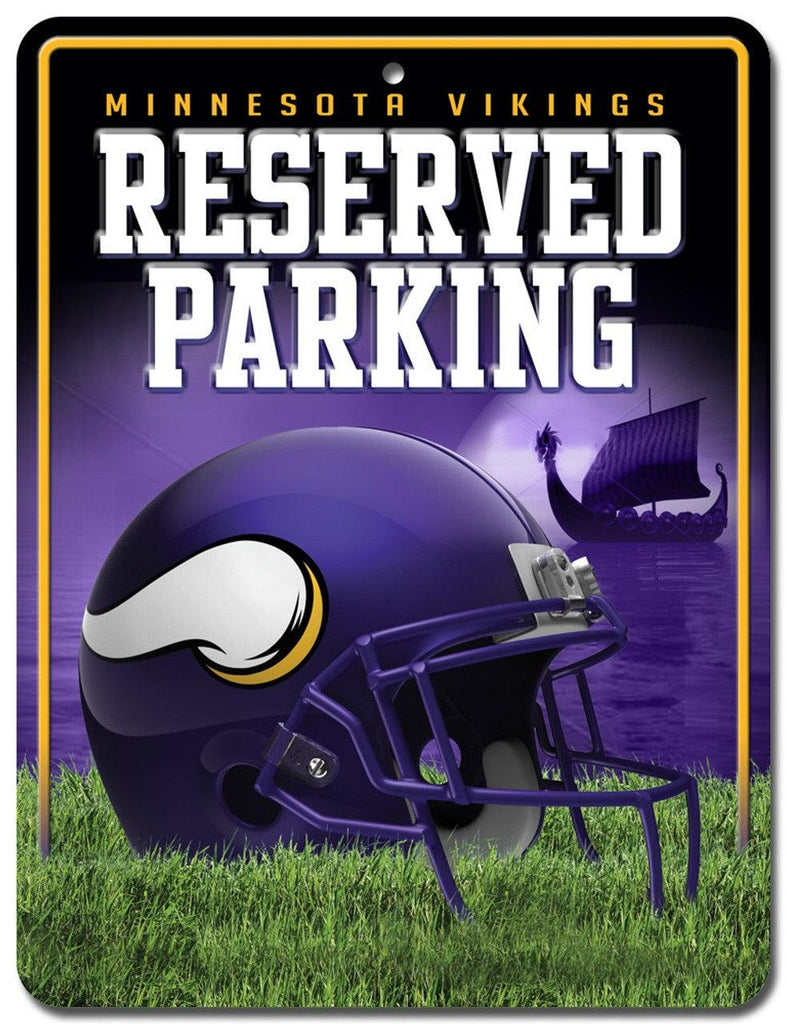 Minnesota Vikings Metal Parking Sign – Team Fan Cave