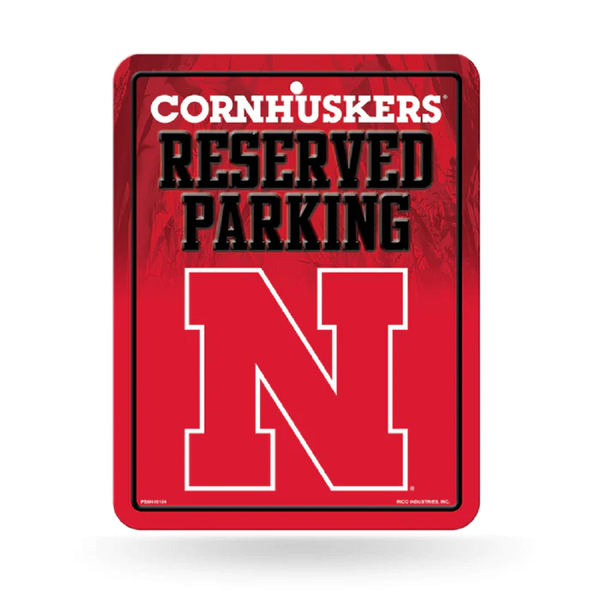 Nebraska Cornhuskers Metal Parking Sign – Team Fan Cave