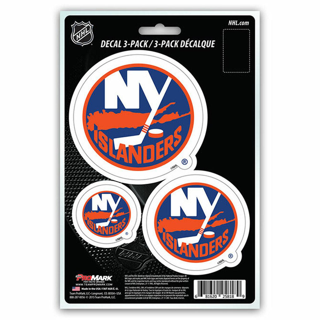 NY Islanders Decal Die Cut Team 3 Pack – Team Fan Cave