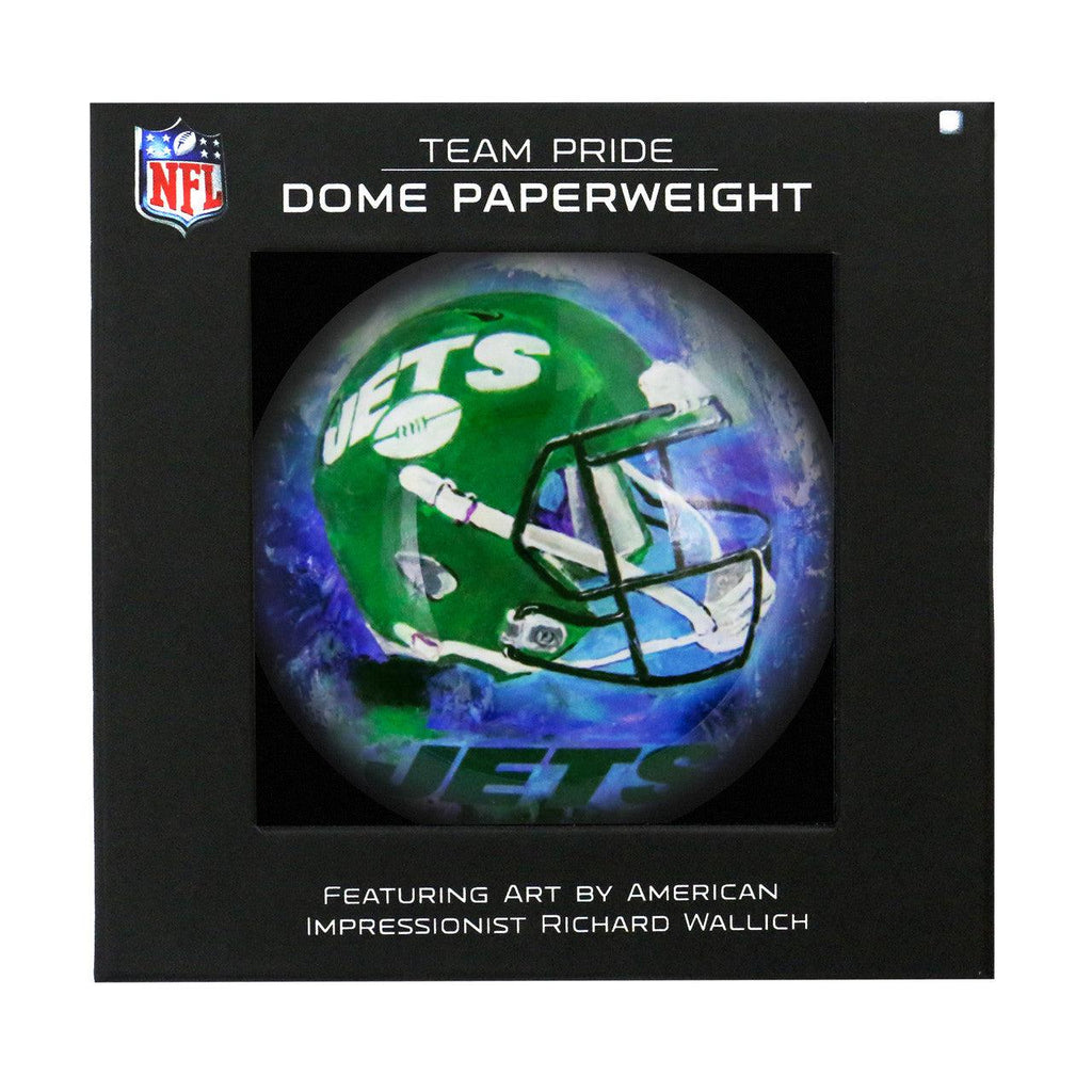New York Jets Glass Paperweight – Team Fan Cave