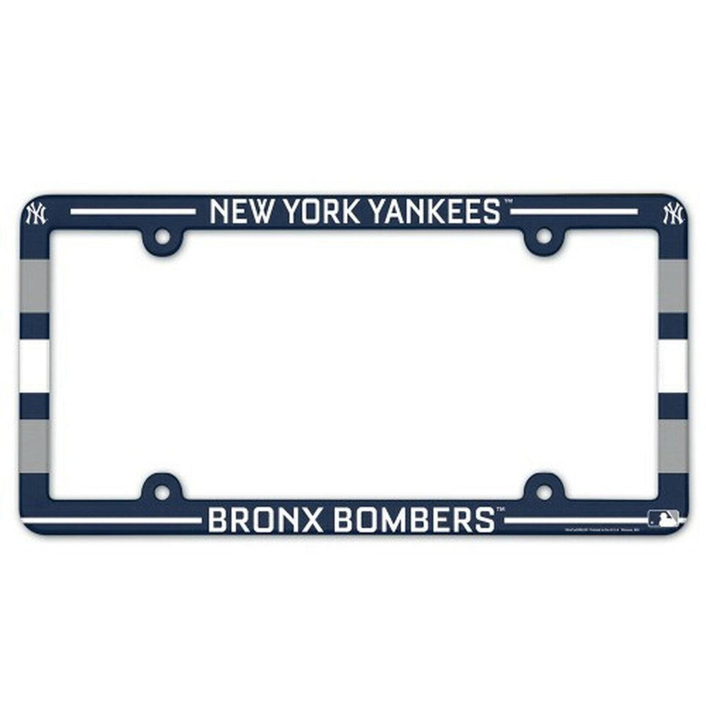 NY Yankees License Plate Frame - Show Your Team Spirit! – Team Fan Cave
