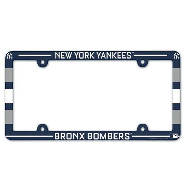 NY Yankees License Plate Frame - Show Your Team Spirit! – Team Fan Cave