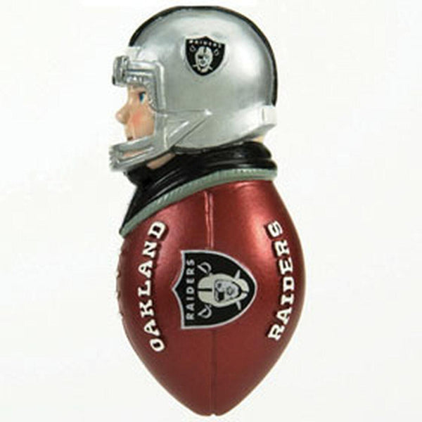 Oakland Raiders Magnet Team Tackler - Official Team Logo Helmet Magnets ...