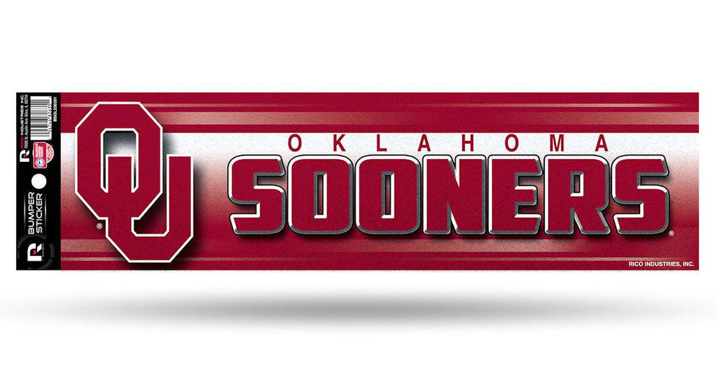 Oklahoma Sooners Glitter Bumper Sticker – Team Fan Cave