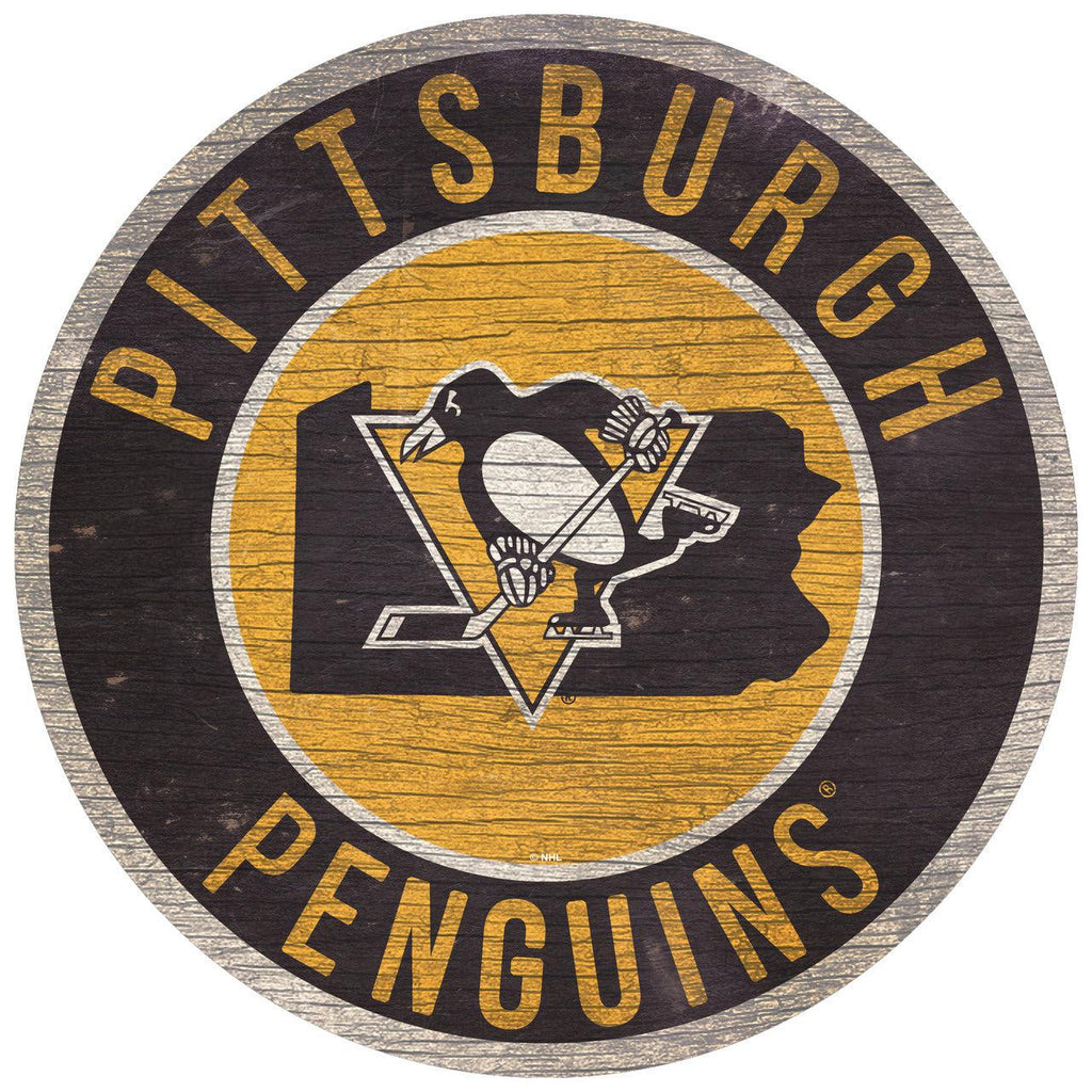 Pittsburgh Penguins Wood Sign: Rustic Charm for Fans – Team Fan Cave
