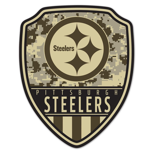 Pittsburgh Steelers Wood Sign - 11x14 Shield Shape – Team Fan Cave