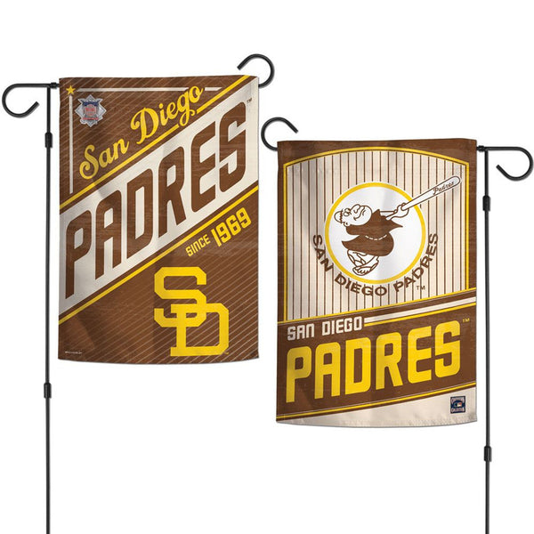San Diego Padres Flag 12x18 Garden Style 2 Sided Cooperstown – Team Fan ...