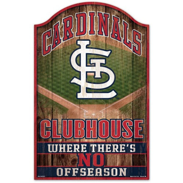 St. Louis Cardinals Sign 11x17 Wood Fan Cave Design – Team Fan Cave