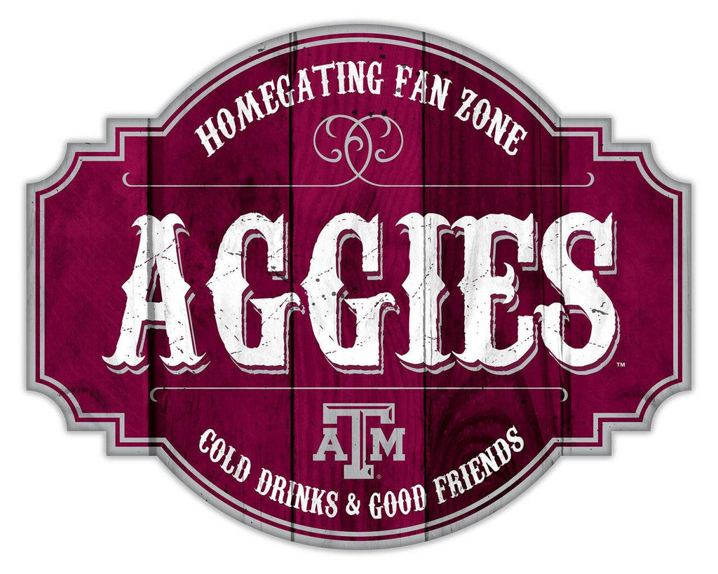Texas A&M Aggies Wood Sign – Team Fan Cave