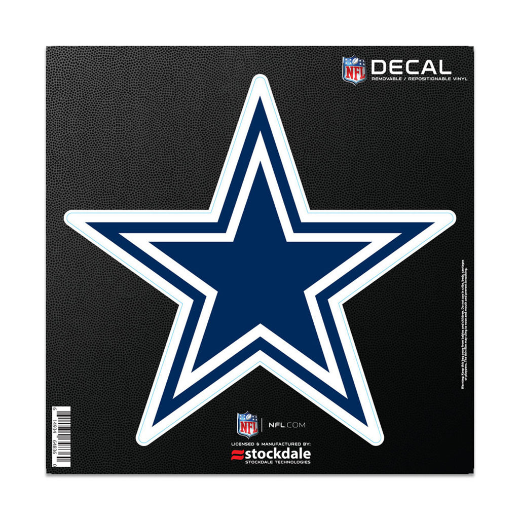 Dallas Cowboys Decal 6x6 All Surface Logo – Team Fan Cave